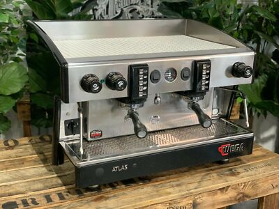 WEGA ATLAS EVD 2 GROUP METALLIC BLACK ESPRESSO COFFEE MACHINE ...