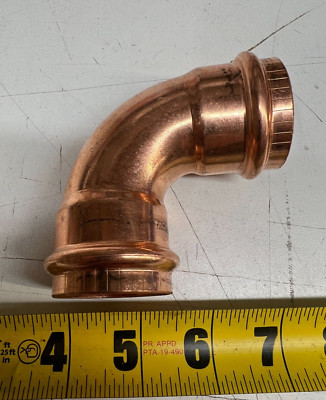 Viega 77032 ProPress 1-1/4" Copper 90° Elbow Press End Connections LF ...