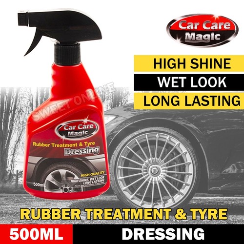 500ml Car Tyre Wheel Dressing Rubber Treatment Ultra Shine Wet Look ...