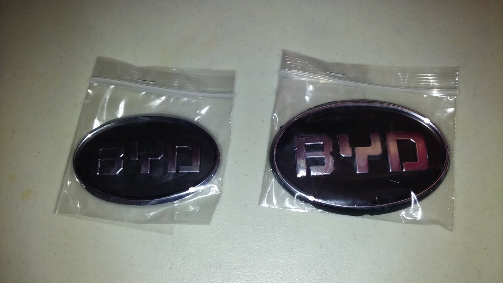 2005-2008 Toyota Corolla Asian Model BYD Emblems Pair 1 Front 1 Rear ...