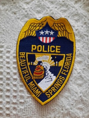 Miami Springs FL Police Patch | eBay