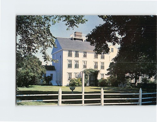 Postcard The Folger Mansion Center Street Nantucket Island ...