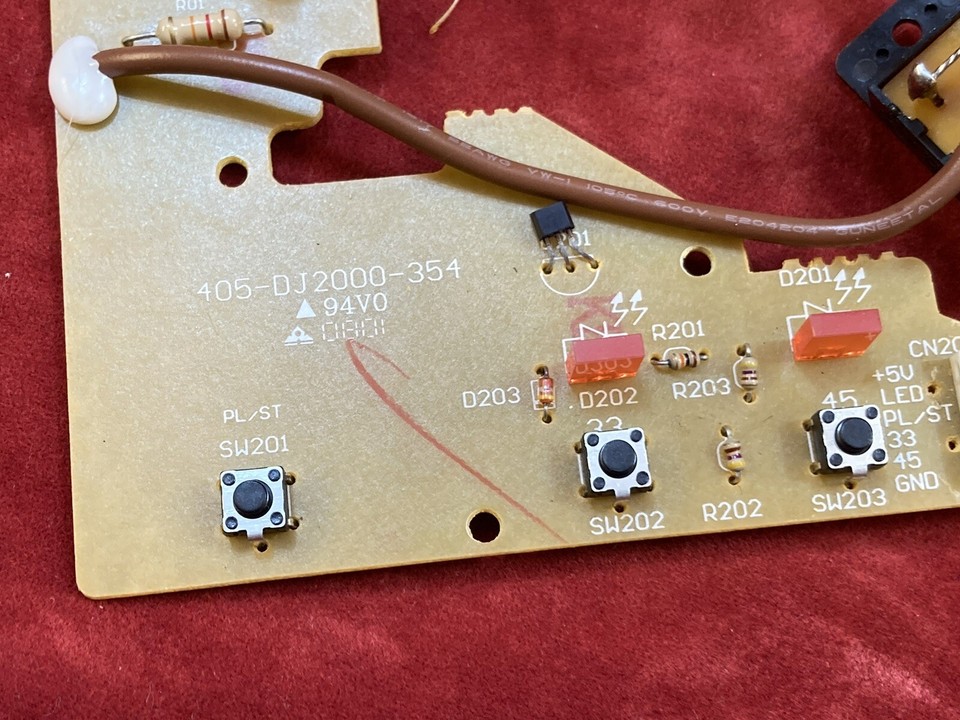 Numark TT-1520 Turntable Replacement Parts Transformer Cord Power ...