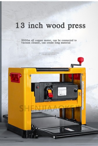 Woodworking Press Planer High Power Desktop Electric Planer Planer ...