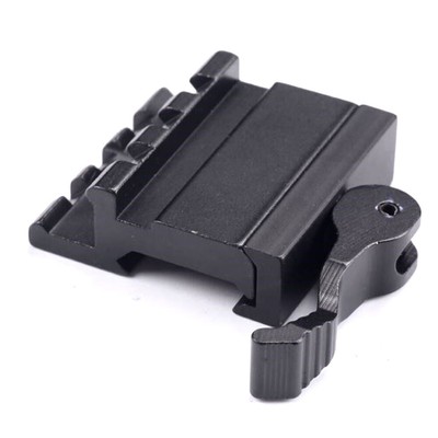 2X Red Dot Sight Adapter QD Offset 45° Quick Release 20mm Picatinny ...