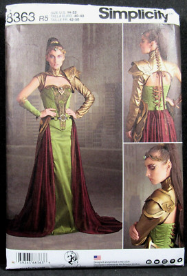 Fantasy Elf Ranger Costume Size 14 16 18 20 22 Simplicity 8363 Uncut ...