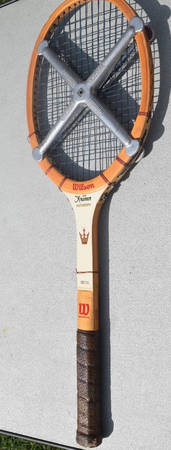 Vintage 1960's Wilson Jack Kramer Autograph Wood Tennis Racquet Racket ...