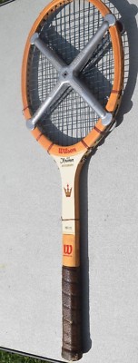 Vintage 1960's Wilson Jack Kramer Autograph Wood Tennis Racquet Racket ...