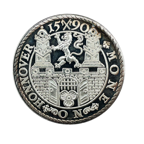 German State City Of HANOVER 1/12 Thaler "1590" Restrike 1984 Silver ...