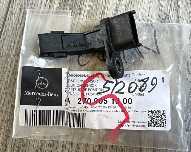 Mercedes-Benz 2709050600 Genuine OEM Crankshaft Position Sensor for ...
