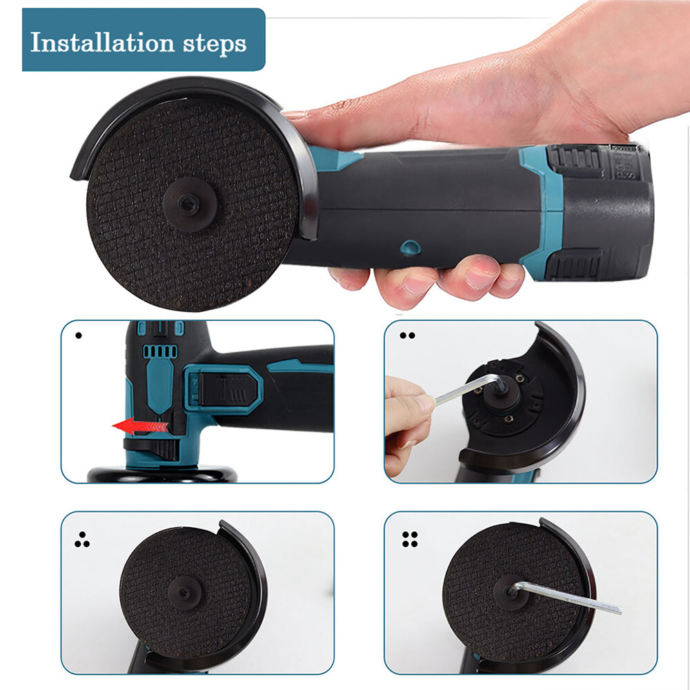 Mini Electric Angle Grinder Handheld Grinding Polishing Cutting Machine ...