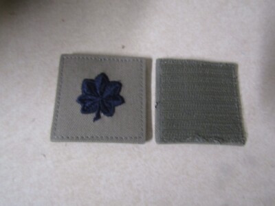 MILITARY PATCH HOOK & LOOP US AIR FORCE ABU GRAY APPROX 2X2 LIEUTENANT ...