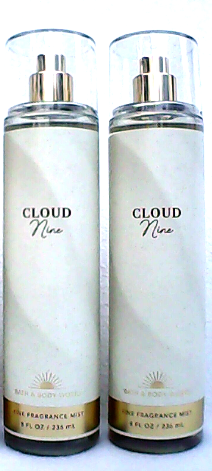 Set of TWO Bath & Body Works Cloud Nine Fragrance Mist Perfume Body ...