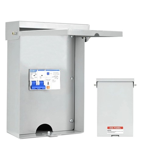 Outdoor Breaker Box Spa Panel 50 Amp GFCI Breaker for Hot Tub POOLS ...