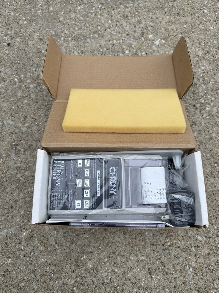 Shooting Chrony Master Gamma Ballistic Chronograph with Printer, New Old Stock! | eBay