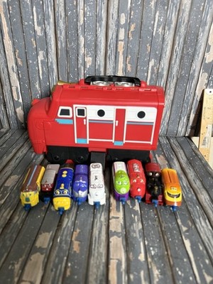 Chuggington Wilson Carry Case w/9 Die Cast Train Engine Toys | eBay