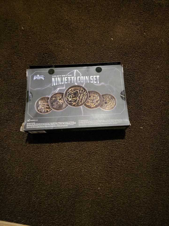 Mighty Morphin Power Rangers Movie Legacy Diecast Ninjetti Morpher Coin ...