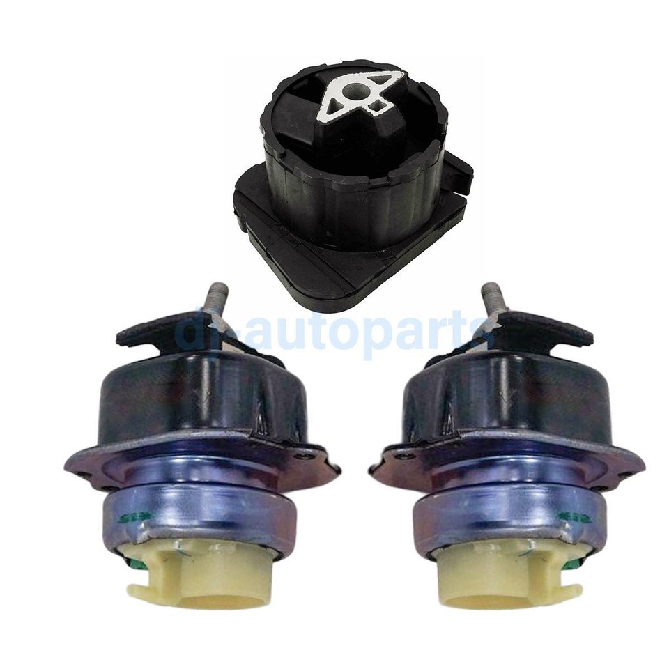 3X Left+Right Engine Motor+Transmission Mounts For BMW X5 E70 X6 E71 ...