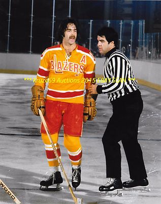 DEREK SANDERSON Turk IN ACTION w/WHA Philadelphia BLAZERS 11x14 Photo ...
