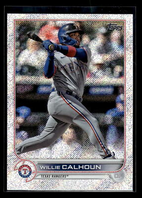 2022 Topps #581 Willie Calhoun 461/875 Foilboard Retail Texas Rangers ...
