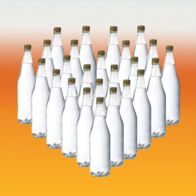 Pack Of 24 x 1 Litre PET Plastic Beer / Cider Bottles 1l With Screw ...
