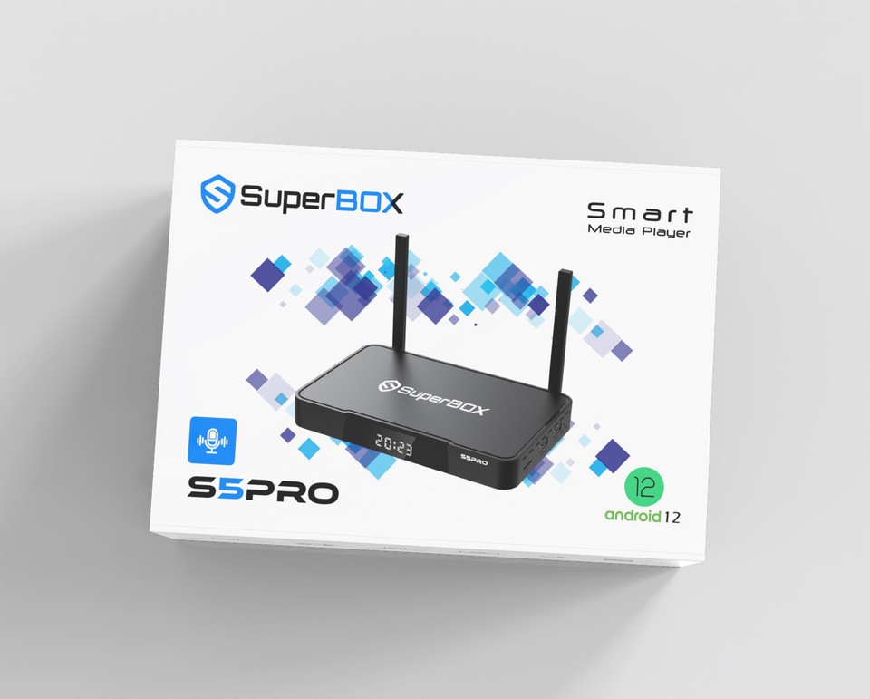 New Superbox S5 PRO TV Box Black Android 12 Brand Direct Selling Fast ...
