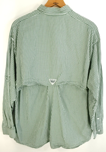 USF Bulls Columbia PFG Shirt Men's Large Super Bonehead Green White ...