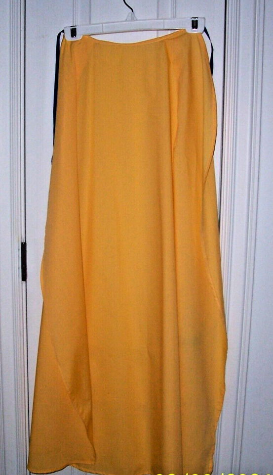 Superhero New Yellow Cotton Well Made Costume Cape Fits Adults Ties ...