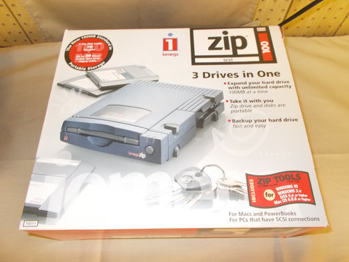 iOmega ZIP 100 SCSI External Drive Z100 Mac Complete (SO82) | eBay