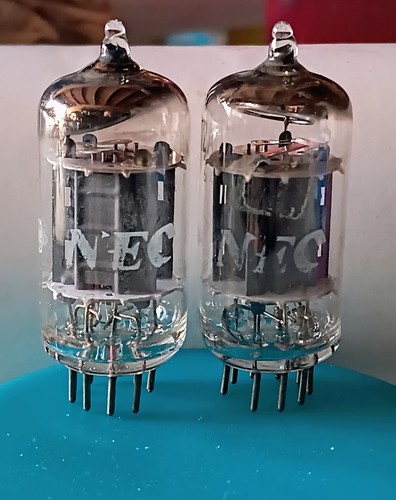 (2) NEC 12AU7 True Match Pair Power Vacuum Tubes Tested And Strong | eBay