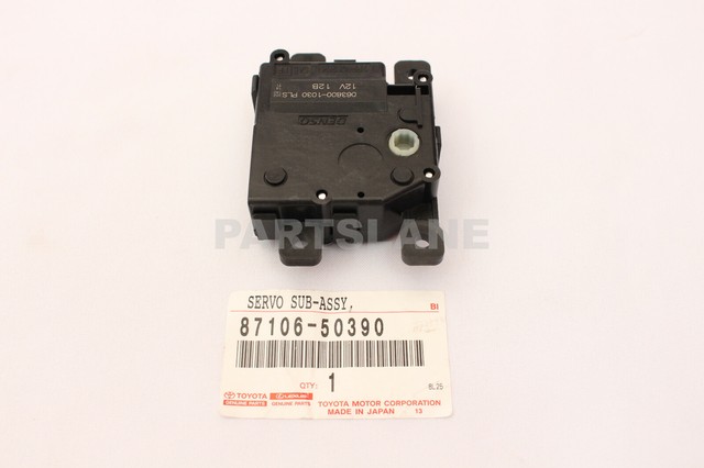 87106-50390 Toyota OEM DAMPER SERVO SUB-ASSY, AIR CONDITIONER RADIATOR ...