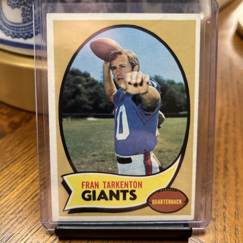 1970 Topps Fran Tarkenton #80 HOF Giants | eBay