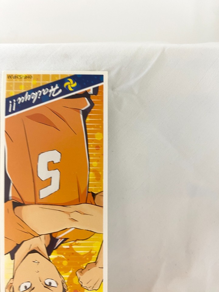Haikyuu!! Haikyu!! Ryusuke Tanaka Trading Long Sticker Card TCG No.05 Bandai 36 | eBay