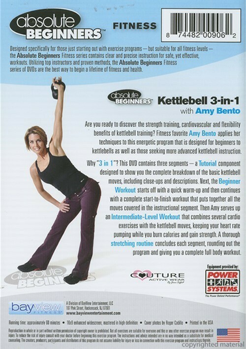 Absolute Beginners: Kettlebell 3-In-1 with Amy Bento (DVD) for sale online | eBay