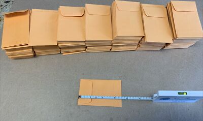 Small Coin Envelopes 350 Count 2-1/4 x 3-1/2" Kraft #1 Manila Gummed ...