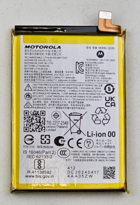 OEM QS50 Li-ion Battery Replacement for Motorola Moto G Stylus 5G 2024 ...