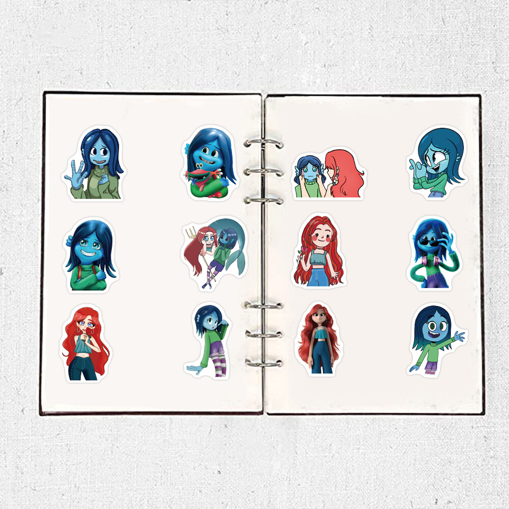 50pcs Ruby Gillman Teenage Kraken Cartoon Movie Stickers Decal ...