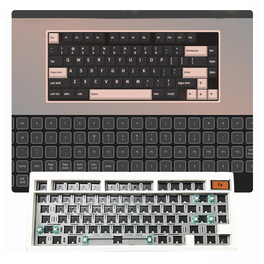 GMK81 RGB Mechanical Keyboard Kit Wired Keyboard 81 Keys Keyboard ...