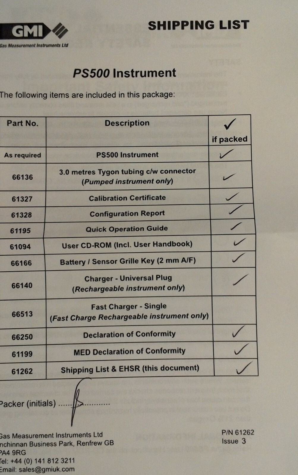 NEW Teledyne GMI PS500 PUMPED Multi 5-Gas Detector GMI-61168ABEEV2 75% ...