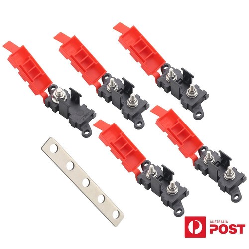 Distribution Block 1in 4out 4Way Fuse Holder 200A Multipole Fuse Block ...