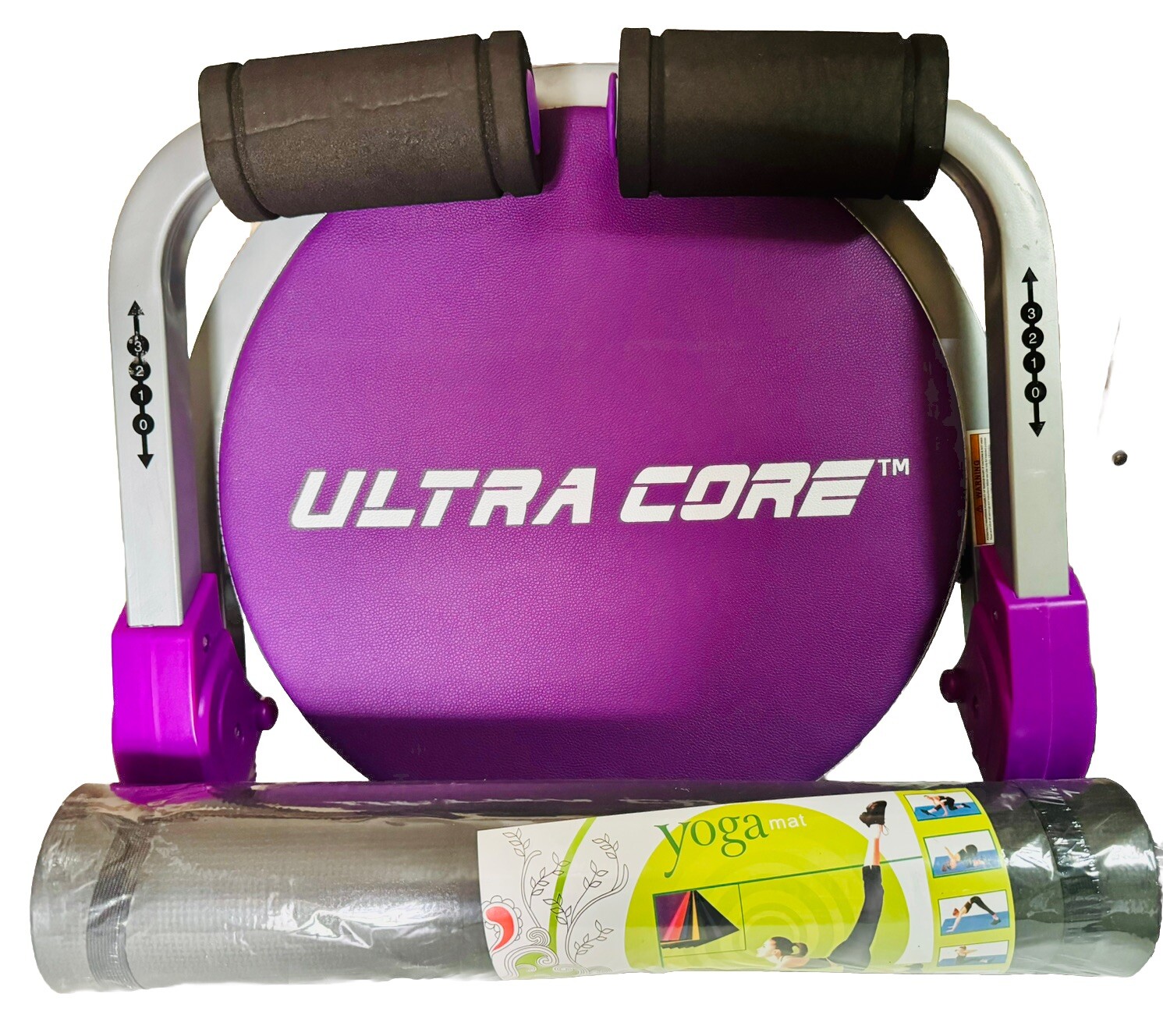 Ultra Core Max Foldable Full Body & Ab Machine with Yoga Mat Exercise ...