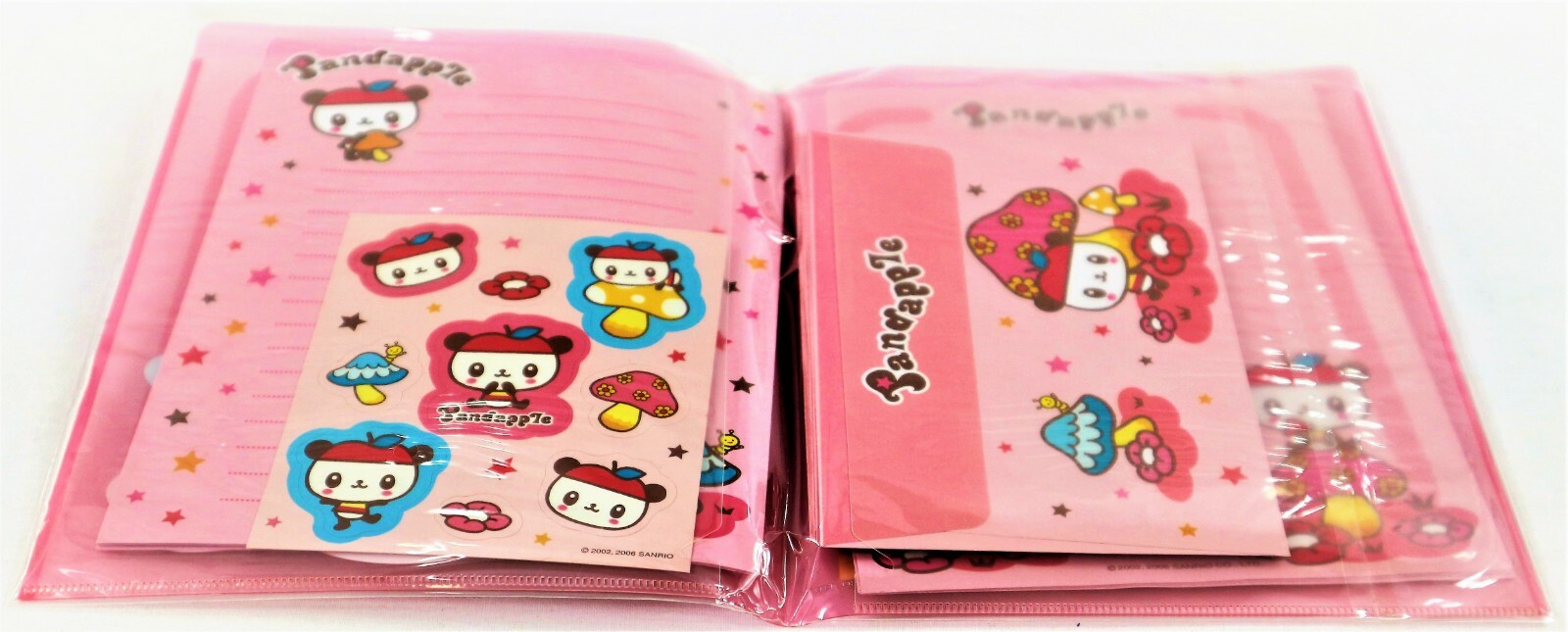 PANDAPPLE WRITING SET WITH STICKERS | eBay