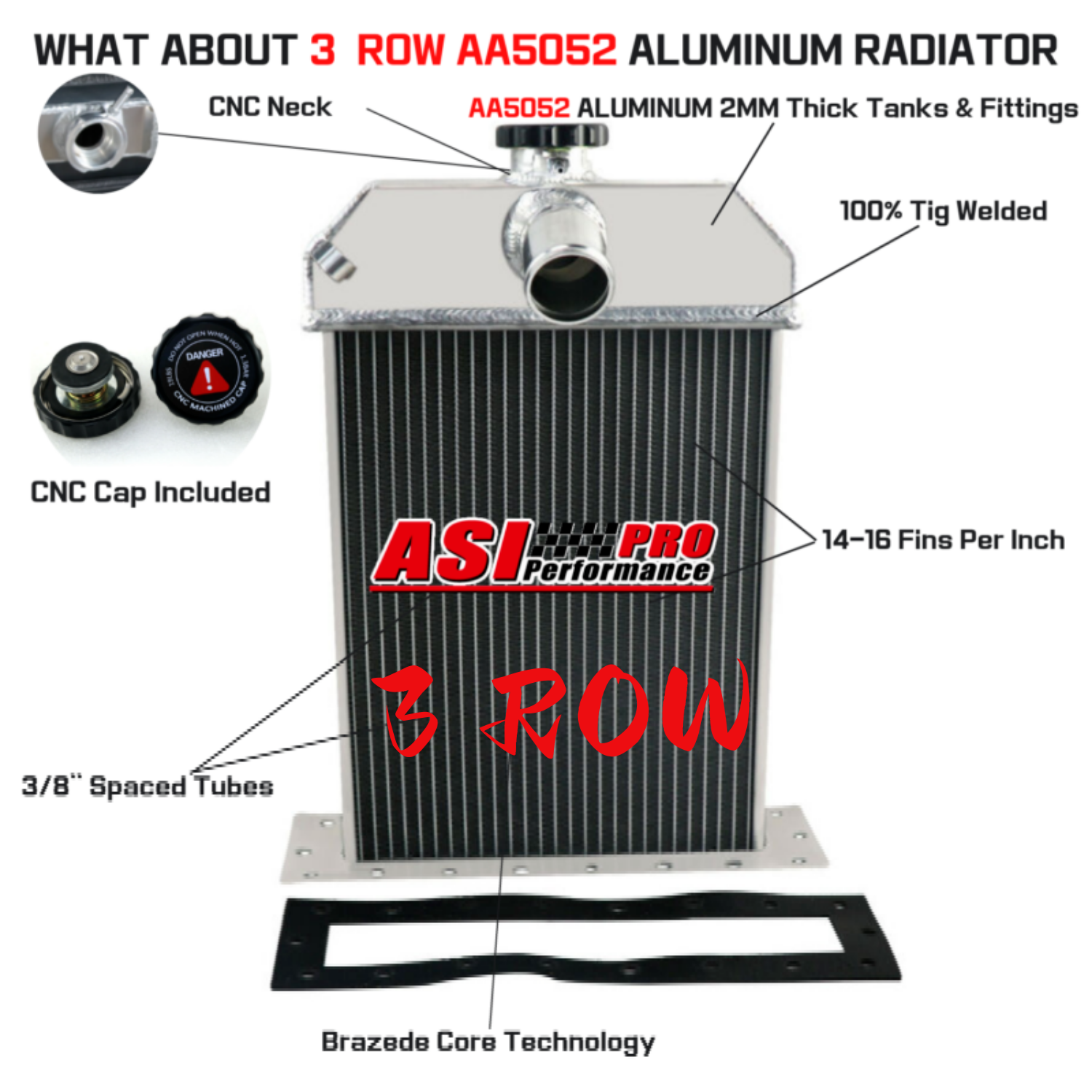 Tractor Radiator Fits International Farmall Cub&Cub Lowboy 351878R92 ...