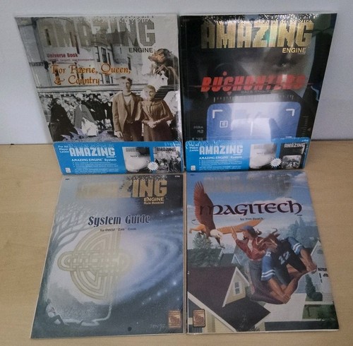 Lot of 4 Amazing Engine RPG Books OF Seal Vintage 1993 | eBay