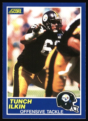 1989 Score Tunch Ilkin Rookie #89 Pittsburgh Steelers | eBay
