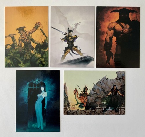 Art of GERALD BROM 5 Fantasy Art Trading Cards FPG 1993, 1995 | eBay