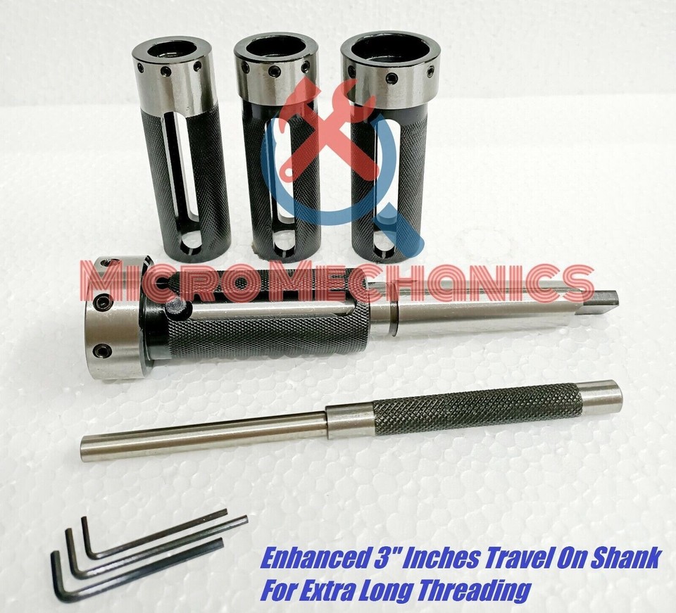 Lathe Tailstock Die Holder Extra Long Floating Type MT3 Shank -For ...