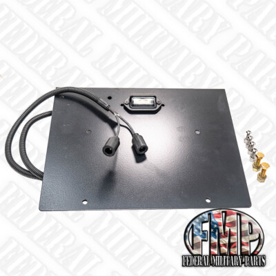 Prewired Rear License Plate Bracket Frame Light PJ No Drill Install ...