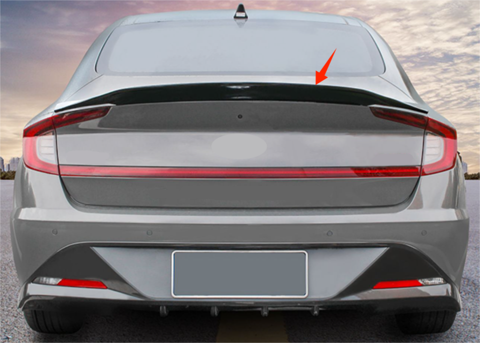 Highkick Style Rear Trunk Spoiler Wing For 2020-2023 Hyundai Sonata ...