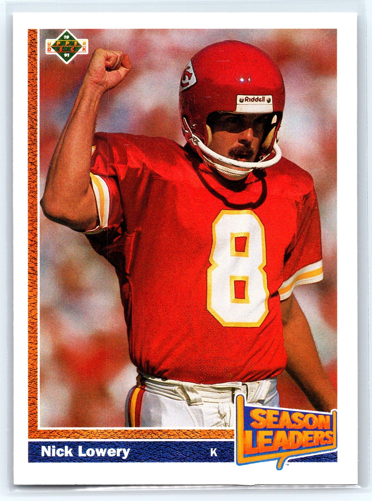 1991 Upper Deck #405 Nick Lowery Football Kansas City Chiefs | eBay
